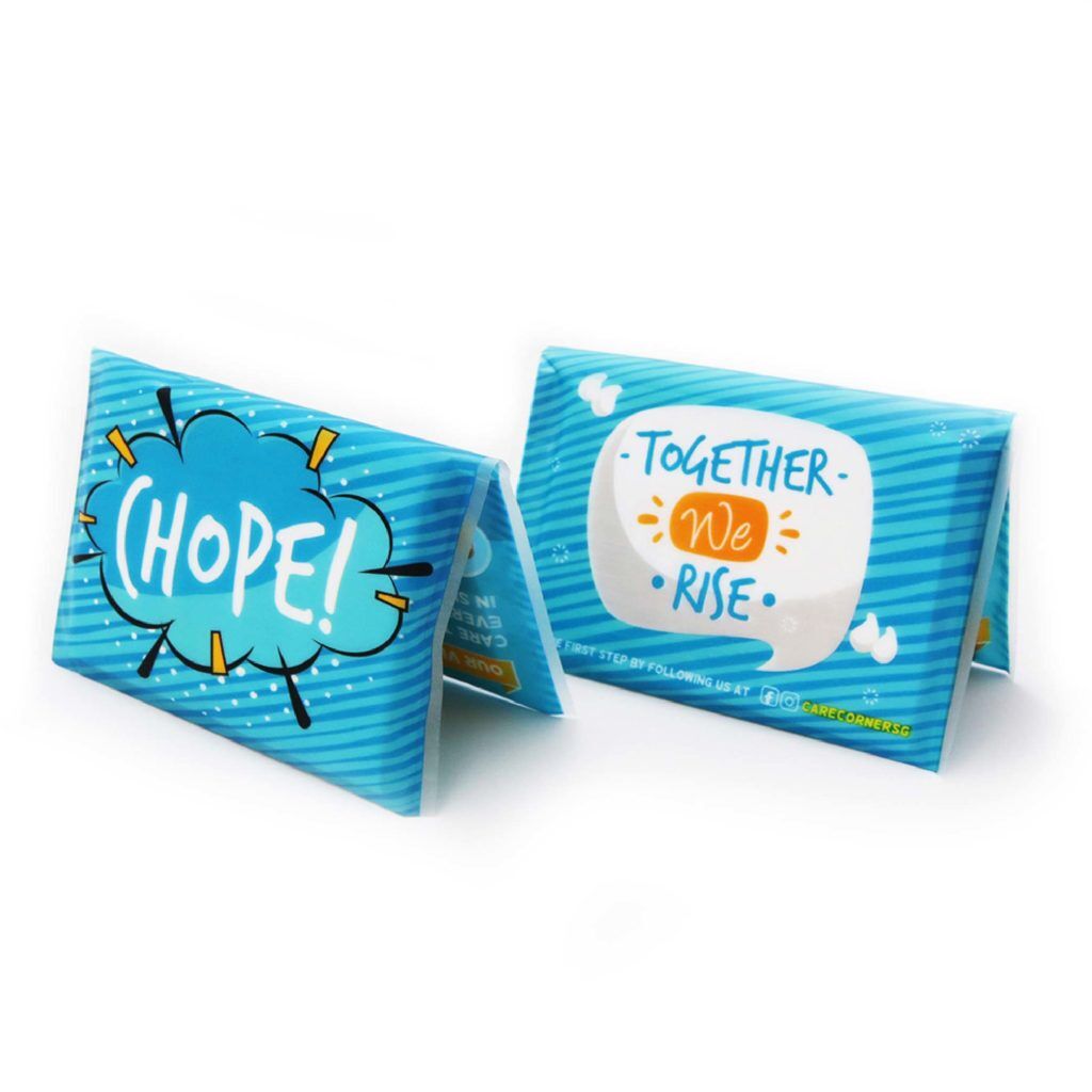 Custom Tissue Packets In SG With Advertisement Printing