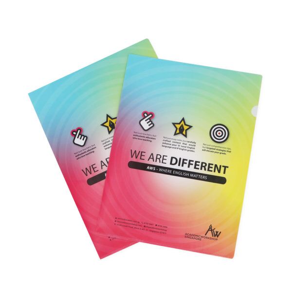 Plastic folder printing in Singapore l Vivopress Corporation