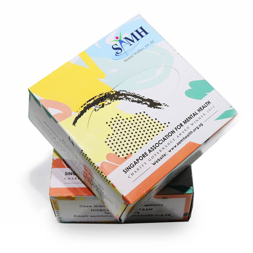 Custom Tissue Packets In SG With Advertisement Printing