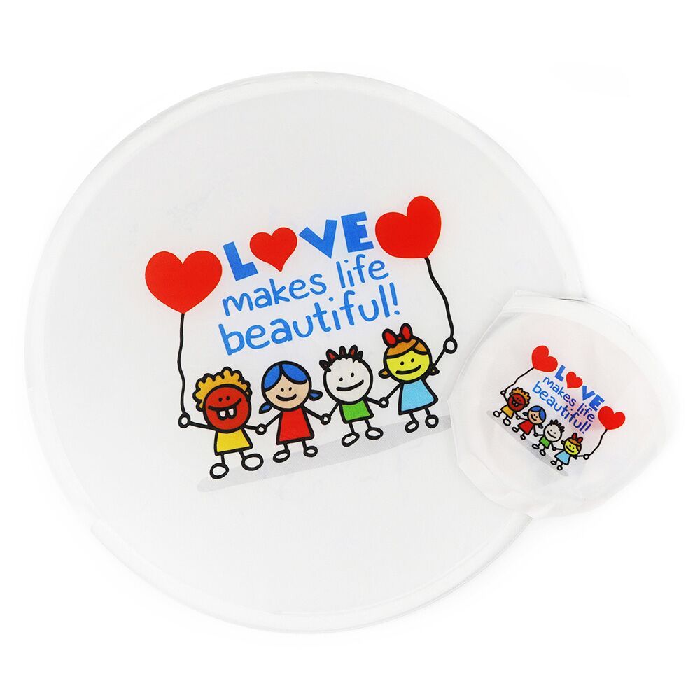 Foldable Polyester Fan - Vivopress