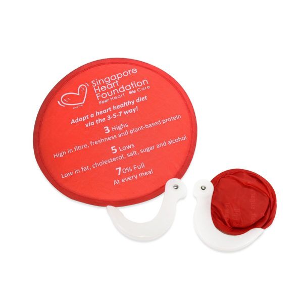 Foldable Polyester Fan - Vivopress