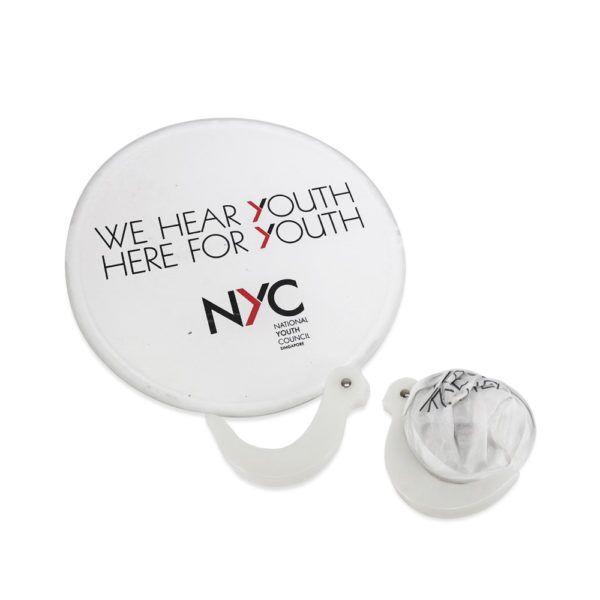 Foldable Polyester Fan - Vivopress