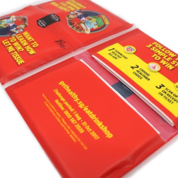 Plastic Wallet Tissue Pack - Vivopress