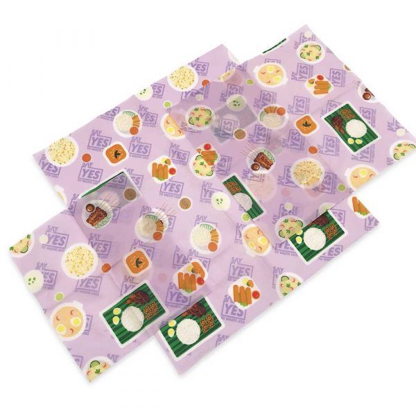 Custom Beeswax Food Wrap l Reusable Food Wrap Printing